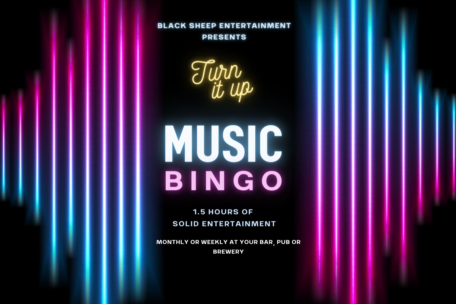 MUSIC BINGO – Black Sheep Entertainment